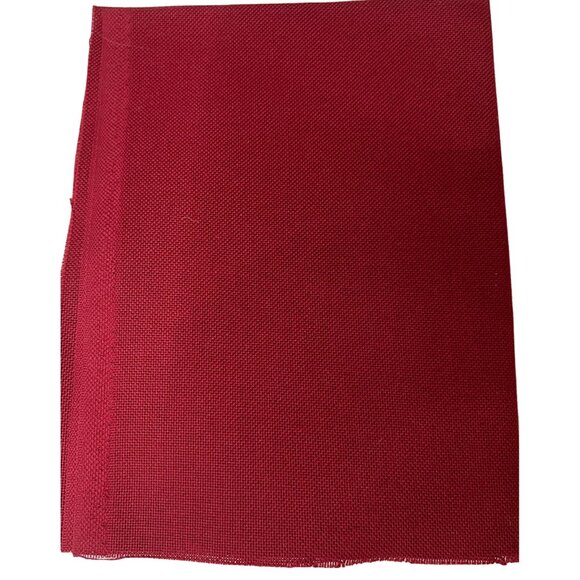 Unbranded | Other | Vintage Deep Red Aida Fabric 4 X 18 | Poshmark
